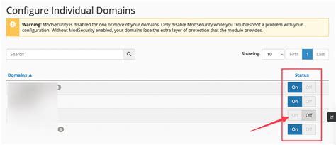 ModSecurity trong cPanel là gì và cách bật tắt