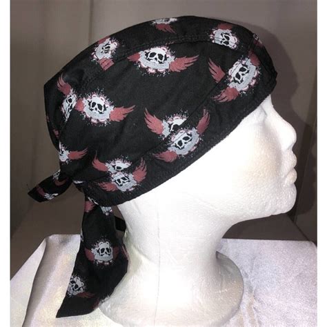 Unbranded Accessories Durag Dewdu Rag Motorcyclebiker Themed Black