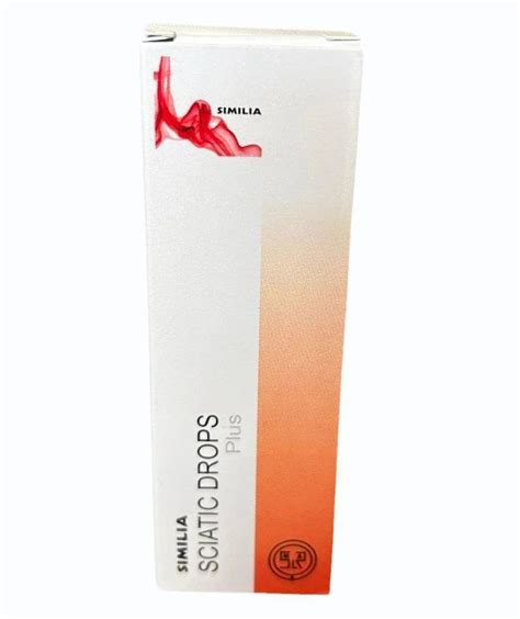 Similia Homeopathic Sciatic Drops Prescription Packaging Size 30 Ml