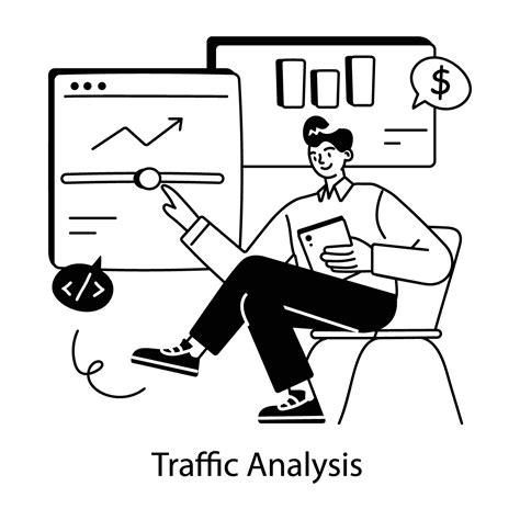 Trendy Traffic Analysis 45884274 Vector Art At Vecteezy