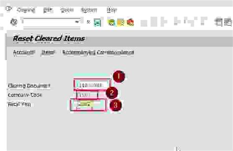 SAP FBRA Reset Cleared Item