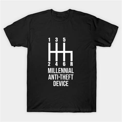 Millennial Anti Theft Device Funny Stick Shift Millennial Anti