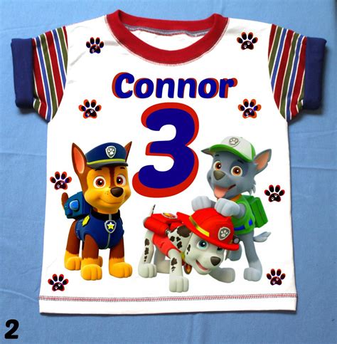Paw Patrol Birthday Shirt Svg Serviceskja