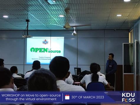 Free And Open Source Software Community Kdu On Linkedin A Workshop