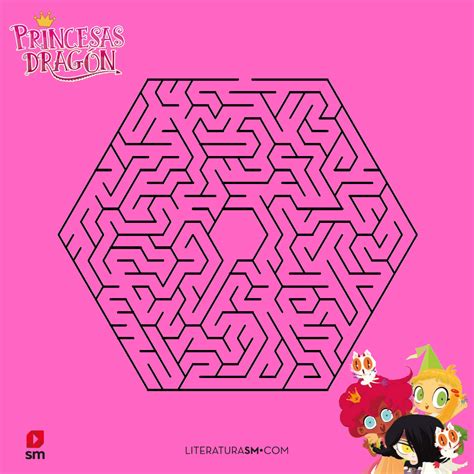 ¡ayuda A Las Princesas Dragón A Escapar Del Laberinto Literatura