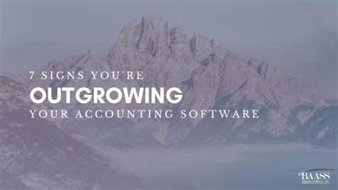 7 Warning Signs You Need To Upgrade Your Accounting Software