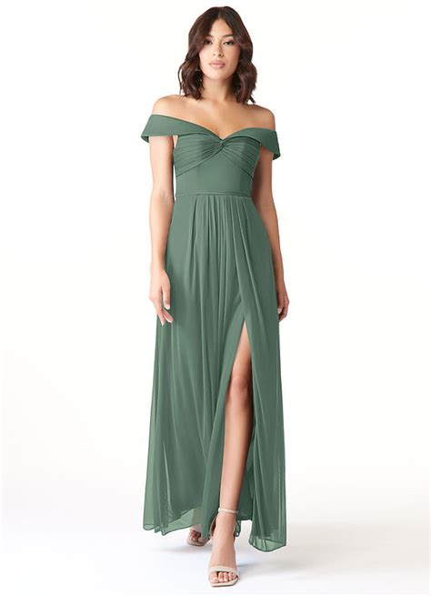 Eucalyptus Azazie Almendra Bridesmaid Dresses Azazie