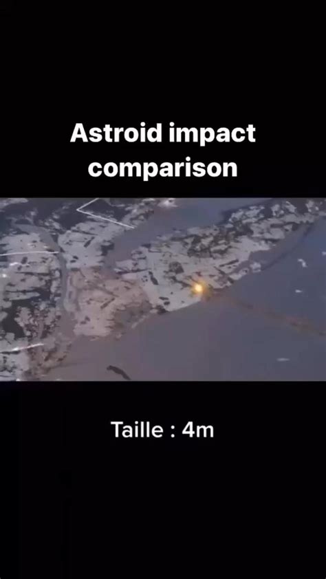Asteroid Impact Comparison