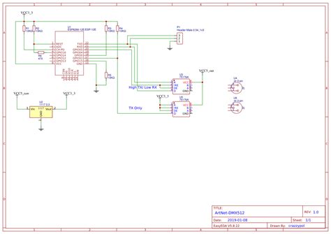 Wifi Artnet Dmx Oshwlab