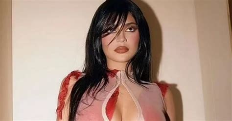Kylie Jenner Risks Baring All As She Parades Hourglass Curves In Sheer