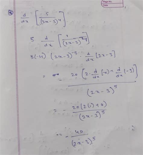 Solved 6 Differentiate Fx 2x3x 53 7 Differentiate Fx