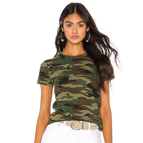 T Shirt Camouflage Manches Courtes Pour Femme • The Militaire