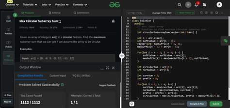 Gfg160 Geekstreak2024 Codingchallenge Circularsubarray