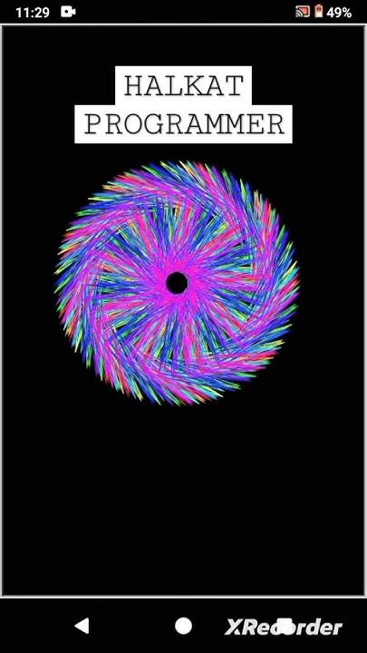 Spiral Coding Coding Pydroid3 Python Halkatprogrammer Infinity