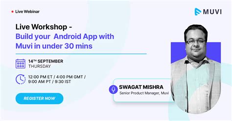 Live Workshop Build Your Android App With Muvi In Under Mins