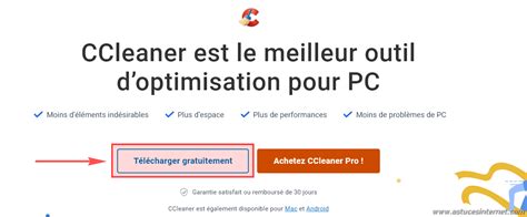 Téléchargement Et Installation De Ccleaner Astuces Internet