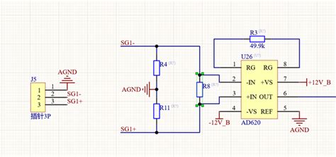The Ad620 Is Used As A Pre Amplifier To Achieve Impedance Matching How