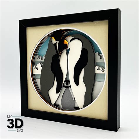 Emperor Penguin Silhouette