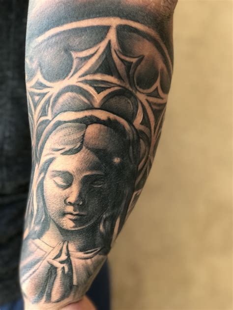 Virgin Mary Tattoo Virgin Mary Tattoo I Tattoo Portrait Tattoo