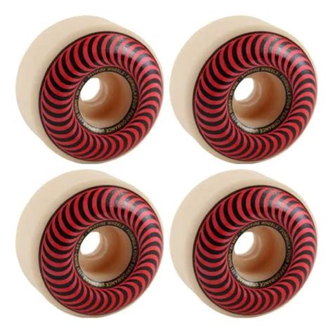 Spitfire F4 101a Classic Swirl 60mm White W Red Mercadolibre