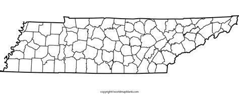 Blank Map Of Tennessee Map Of Tennessee Blank Pdf World Map Blank