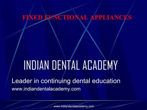 Molar Distalization Certified Fixed Orthodontic Courses By Indian De