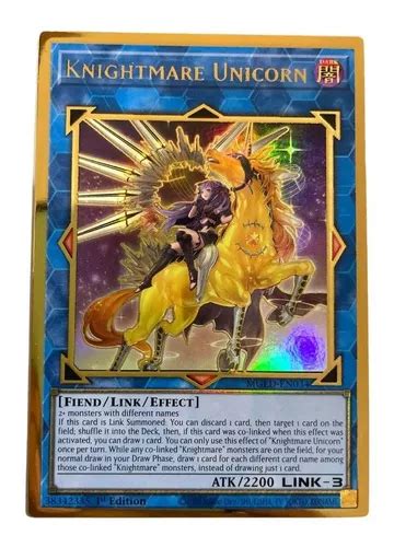 Yugioh Knightmare Unicorn Mged Mercadolibre