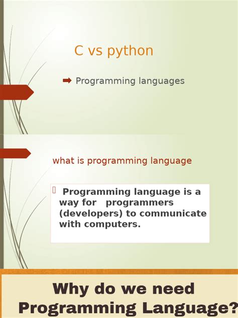 C Vs Python Update Pdf Python Programming Language Computer Programming