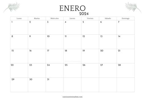 Calendario 2024 Para Imprimir Artofit