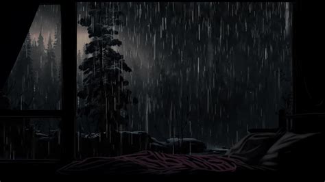 Rain Sounds To Sleep Or Study 🌧️ Thunderstorm And Thunder Sounds When