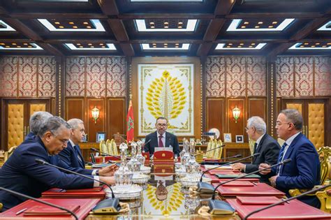 Sécurité Hydrique Le Roi Mohammed Vi Préside Une Séance De Travail