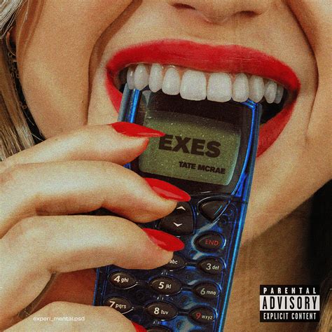 „exes By Tate Mcrae Single Cover Redesign Behance