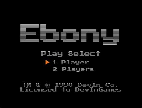Ebony By Devingamez For Gdevelop Big Game Jam 5