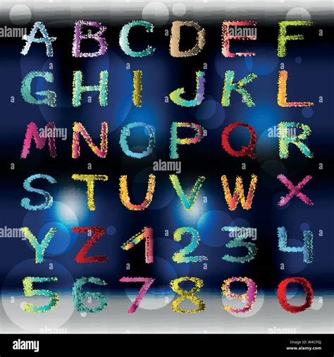 Colorful Graffiti Alphabet