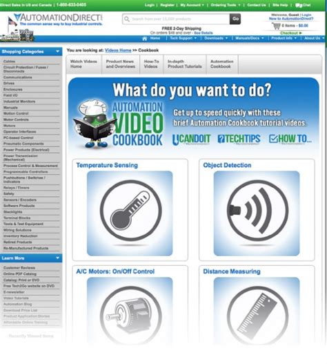 open our video cookbook
