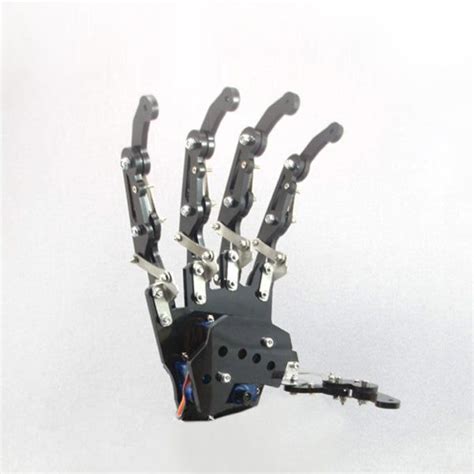DIY 5DOF Robot Arm Five Fingers Metal Mechanical Paw Left And Right Hand In 2022 Robot Arm