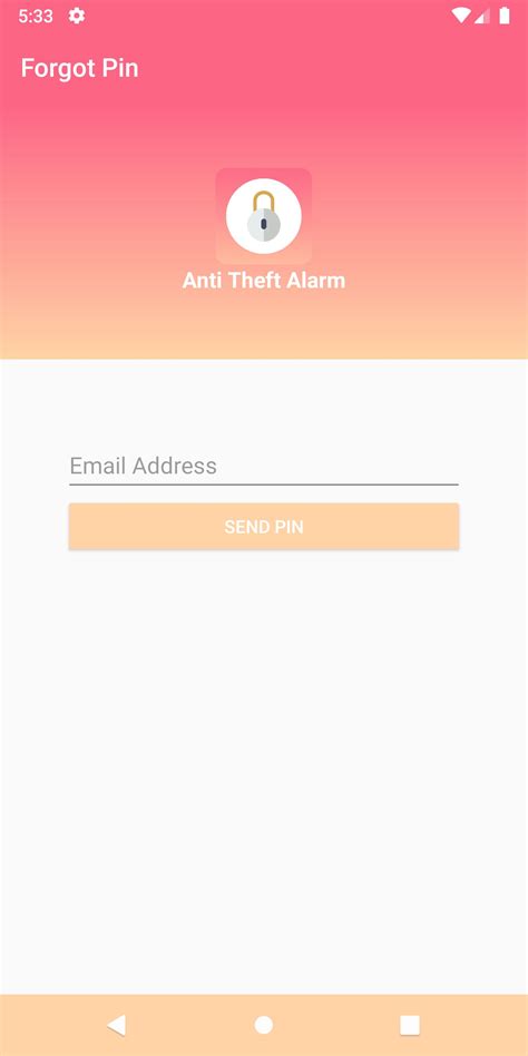Anti Theft Alarm Android Source Code By Eypcnn Codester