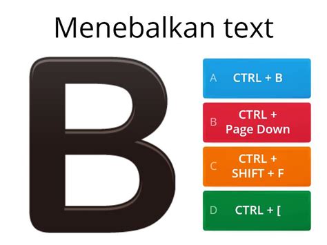 Shortcut Microsoft Word Dengan Tombol Keyboard Quiz