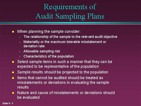 Audit Sampling Slide 9 1 Audit Sampling Defined