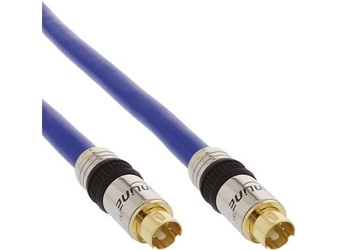 INLINE InLine® S-VHS Kabel, PREMIUM, vergoldete Stecker, 4pol mini DIN ...