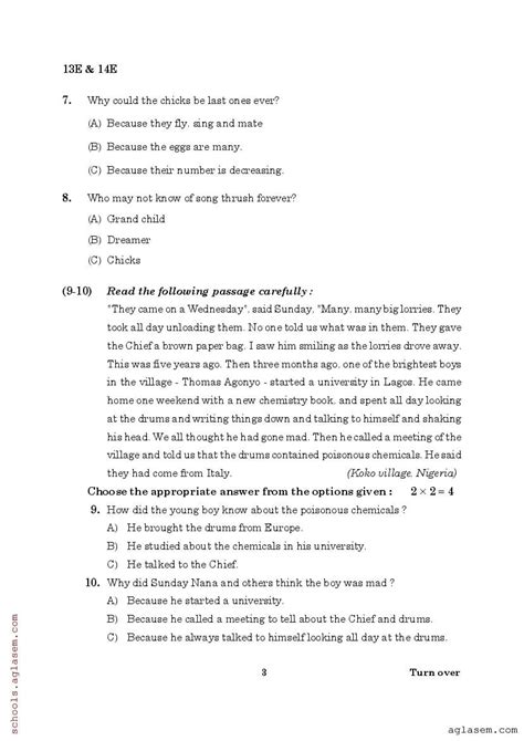 Ap Ssc English Model Paper 2024 Pdf