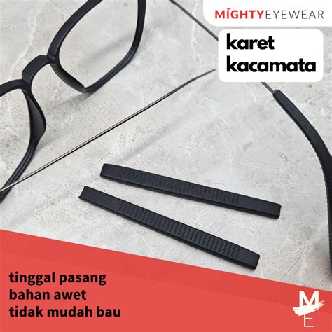 Jual Karet Tangkai Gagang Kacamata Temple Tip Pengait Besar Shopee Indonesia