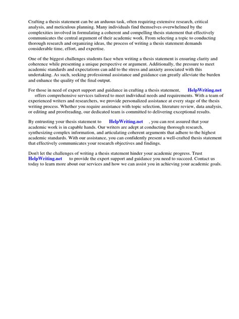 Thesis Statement Outline Sample Pdf Essays Thesis