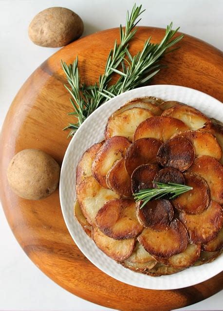 Layered Potato Cake Pommes Anna The Kitchen Prep Blog