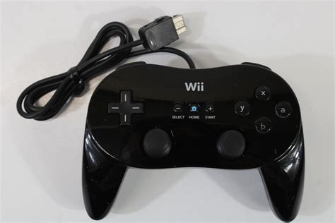 Nintendo Wii Black Pro Controller Rvl 005 B Retro Games Japan Nintendo Wii Black Pro Controller Rvl 005 B Retro Games Japan