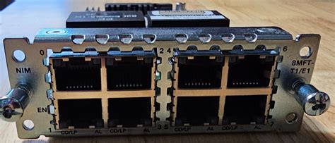 Cisco NIM 8MFT T1 E1 8 Port Multi Flex Trunk Voice Clear T1 E1 Module