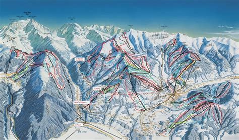 Saint Gervais Piste Map And Ski Area Info For This Fantastic French Resort