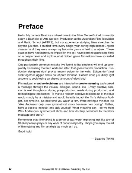 Buy Book Atar Notes Analysis Guide How To Analyse Films Lilydale Books