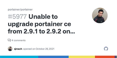 Unable To Upgrade Portainer Ce From 291 To 292 On Ubuntu Raspberry