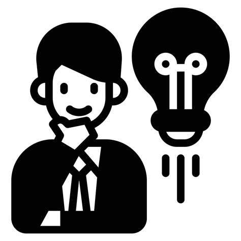 Design Thinking Icon Vector Illustration Education Technology 13918278 Vector Art At Vecteezy